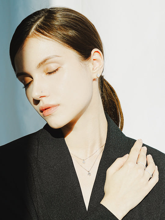 Moissanite Dia Cartilage Earring Jewelry Collection – MinimalBijoux