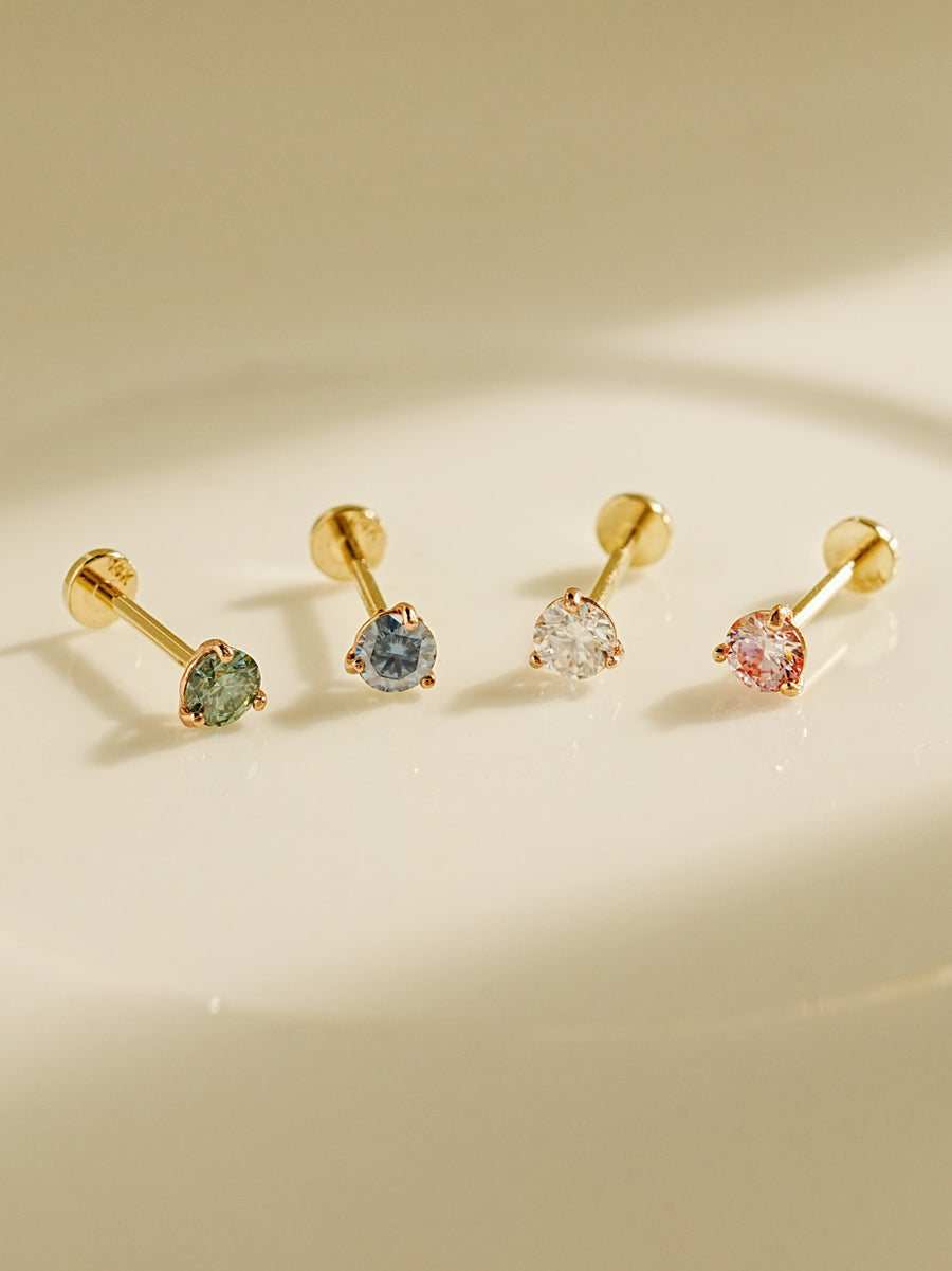 Moissanite Dia Cartilage Earring Jewelry Collection – MinimalBijoux