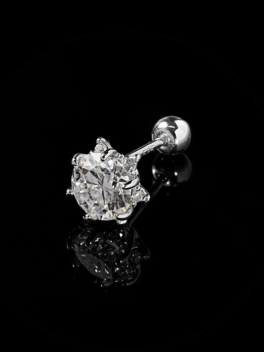 Moissanite Dia Cartilage Earring Jewelry Collection – MinimalBijoux